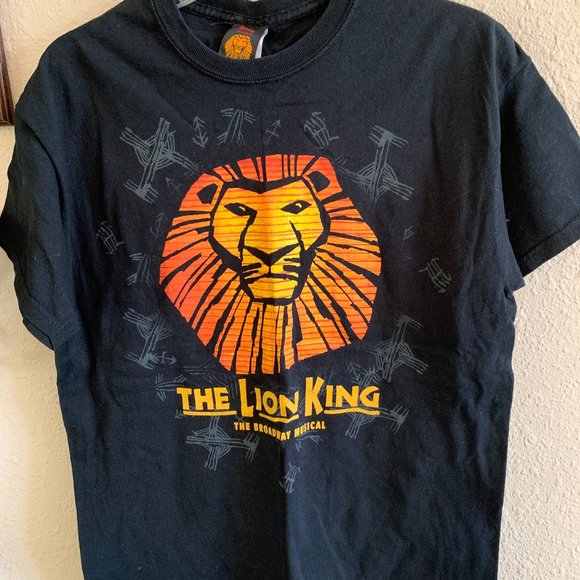 Disney | Tops | Disney The Lion King Womens Size Medium Short ...
